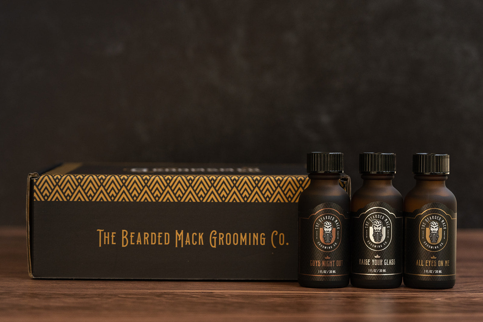 Beard Oil Gift Set – Groomsmen Beard Care | The Bearded Mack &nda...